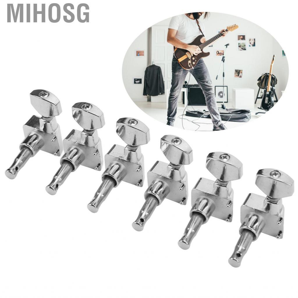 Mihosg Guitars String Tuner Peg Silver Accurate Guitar Tuning Pegs No ...