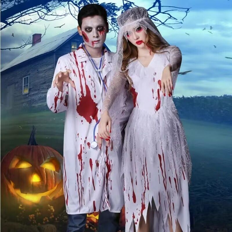 Halloween costume Halloween costume cosplay Horror Male Blood Doctor ...