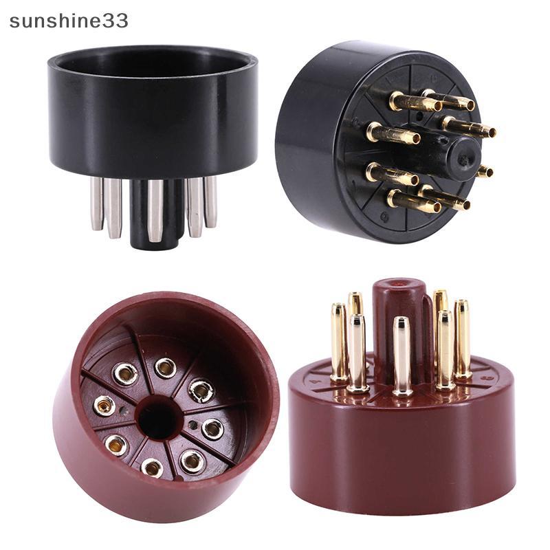 SY 1 PCS 8Pins Bakelite Tube Socket S8AES Bakelite Tube Base For EL34C ...