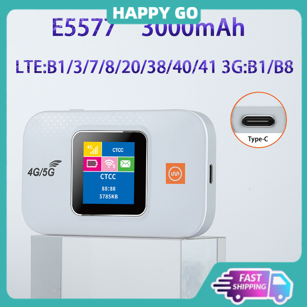 Portable Modem USB WiFi 4G LTE 600Mbps Mifi Router Hotspot Kad SIM ...