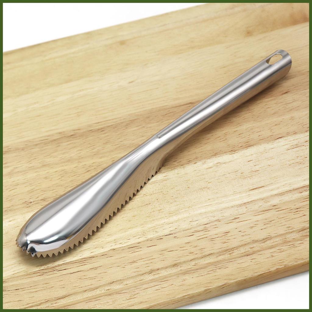 Fish Scale Remover Tool Stainless Steel Scale Remover Ergonomic Handle ...