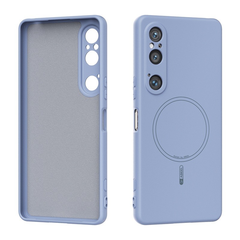 Thin&Light Skin Feeling Ture Liquid Built-in Magnetic Soft Phone Case ...