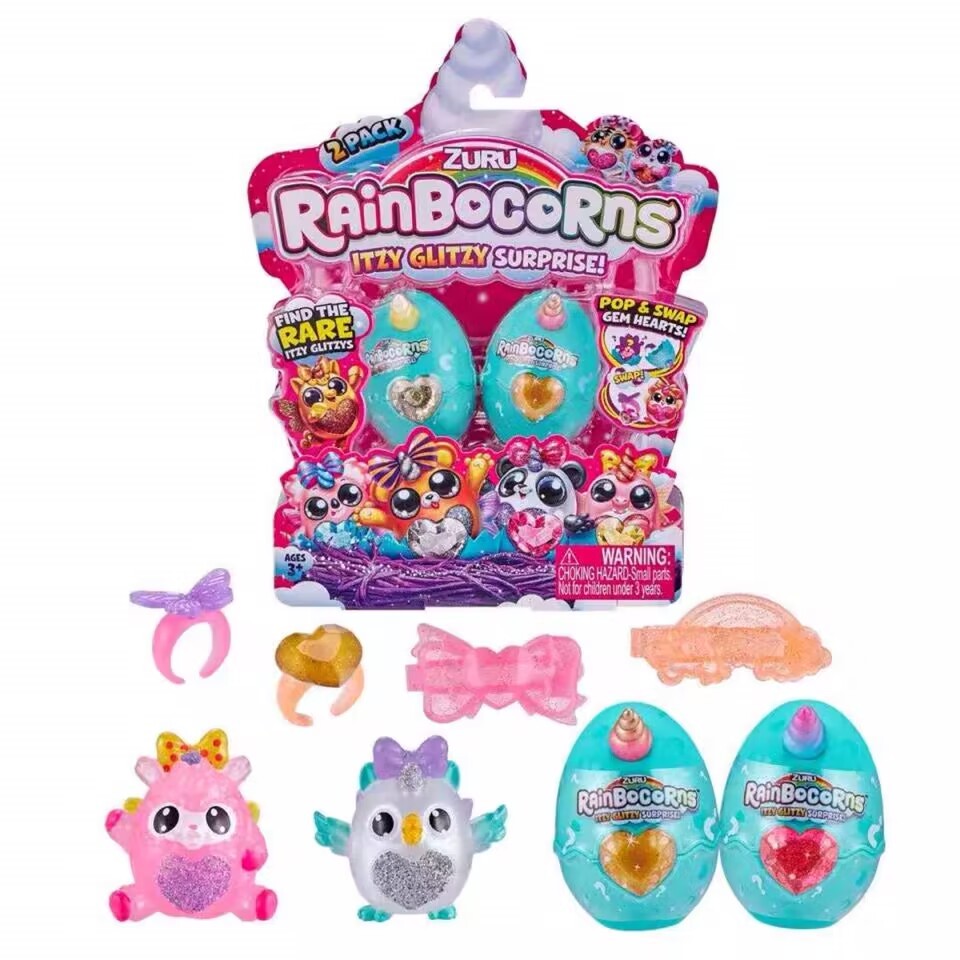 ZURU Super Mini Cloud Wave Rainbow Unicorn Magic Egg Mystery Box Figure ...