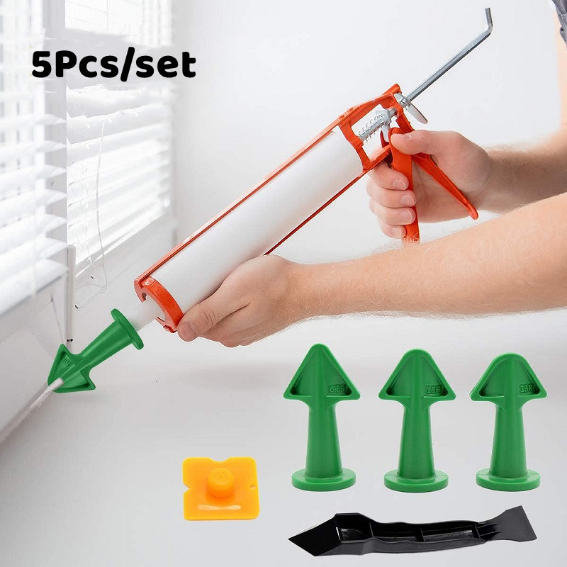 Glass Glue Tip 5-Pack Caulking Nozzle Applicator Organizing Tool ...