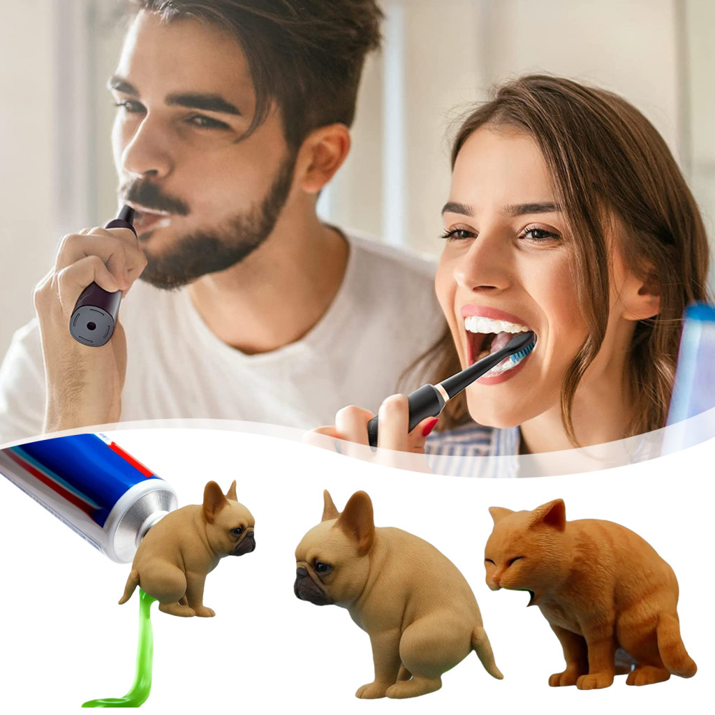 moreorders| Cute Toothpaste Tube Topper Funny Toothpaste Dispenser ...
