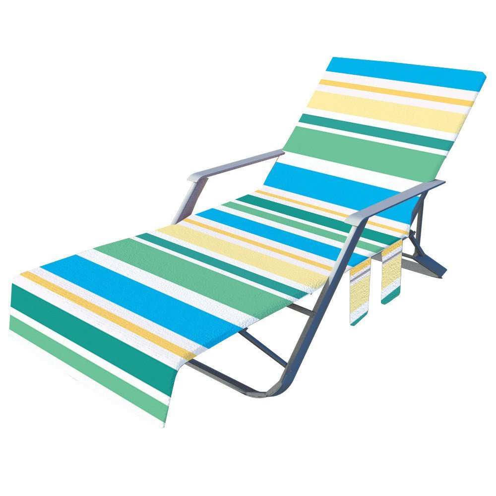 Fiber Recliner Chair Cover Sand Beach Towel Set New Sand Beach Recliner ...