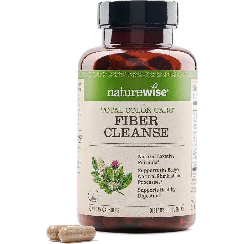 NatureWise Total Colon Care Fiber Cleanse - Natural Laxative Blend ...