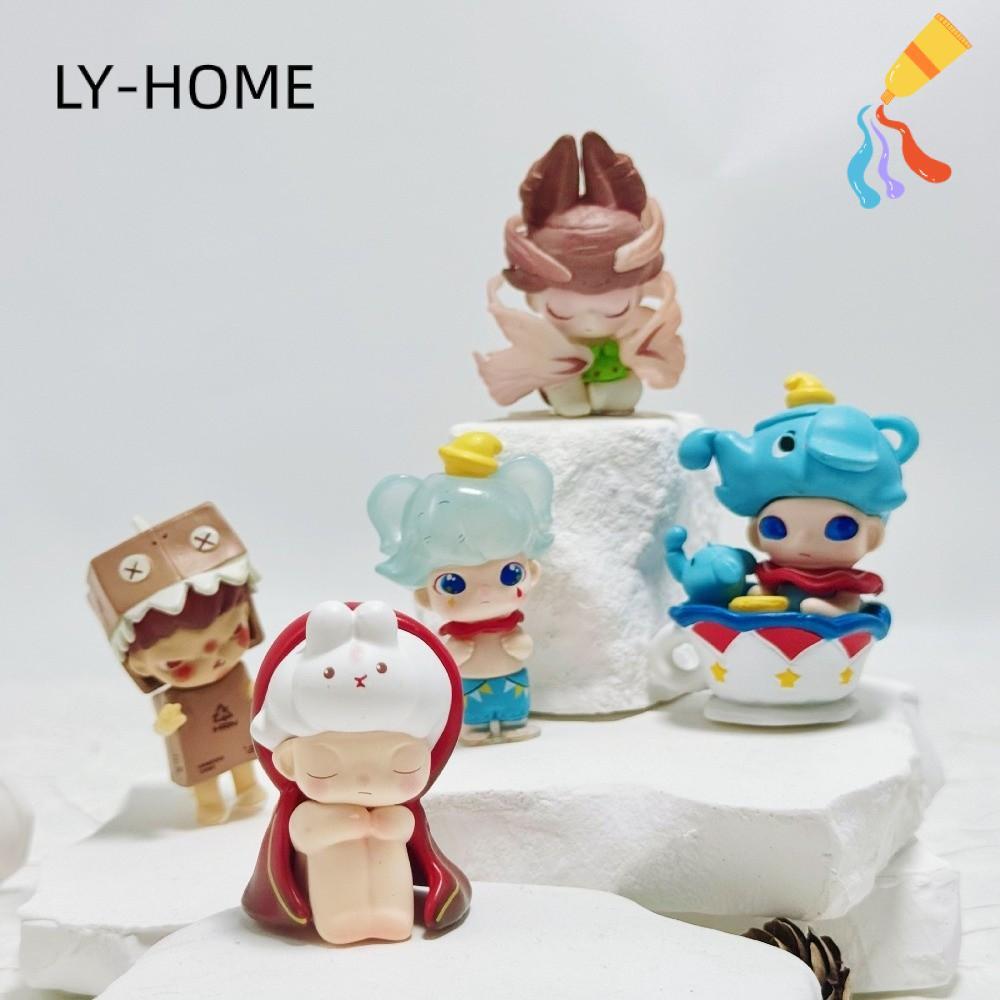 LIAOYING DIMOO Box, Shapes in Series POP BEAN Mini Ornaments, Hirono ...