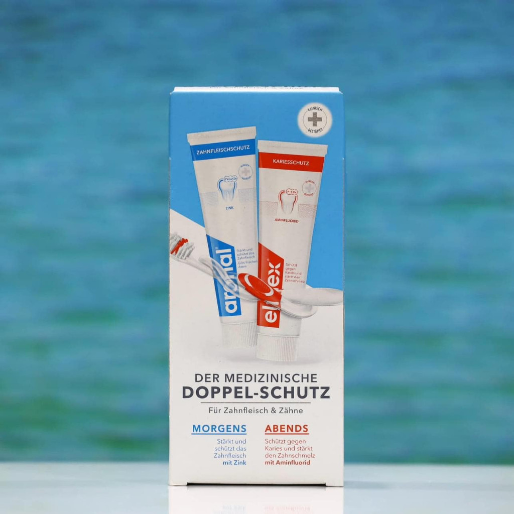 [German product] Set of 2 tubes of Aronal & Elmex Day and Night ...