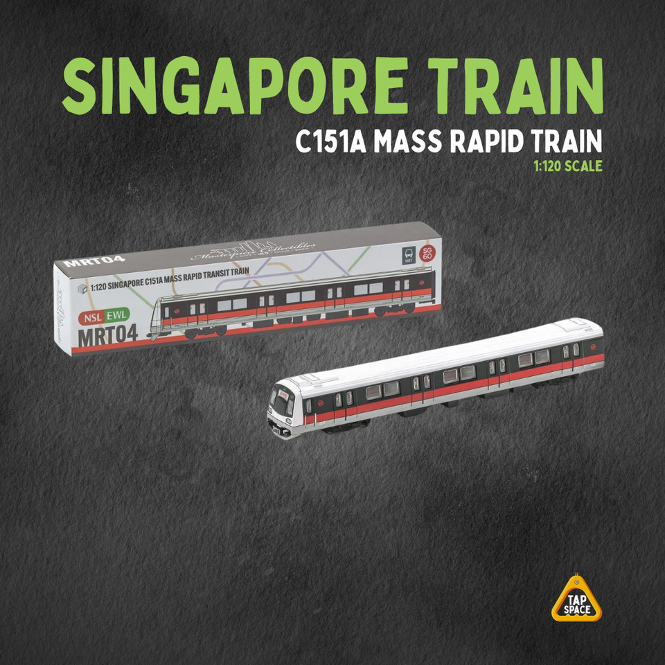 (MC) MRT04 Singapore Train – C151A Mass Rapid Train (1:120 Scale ...