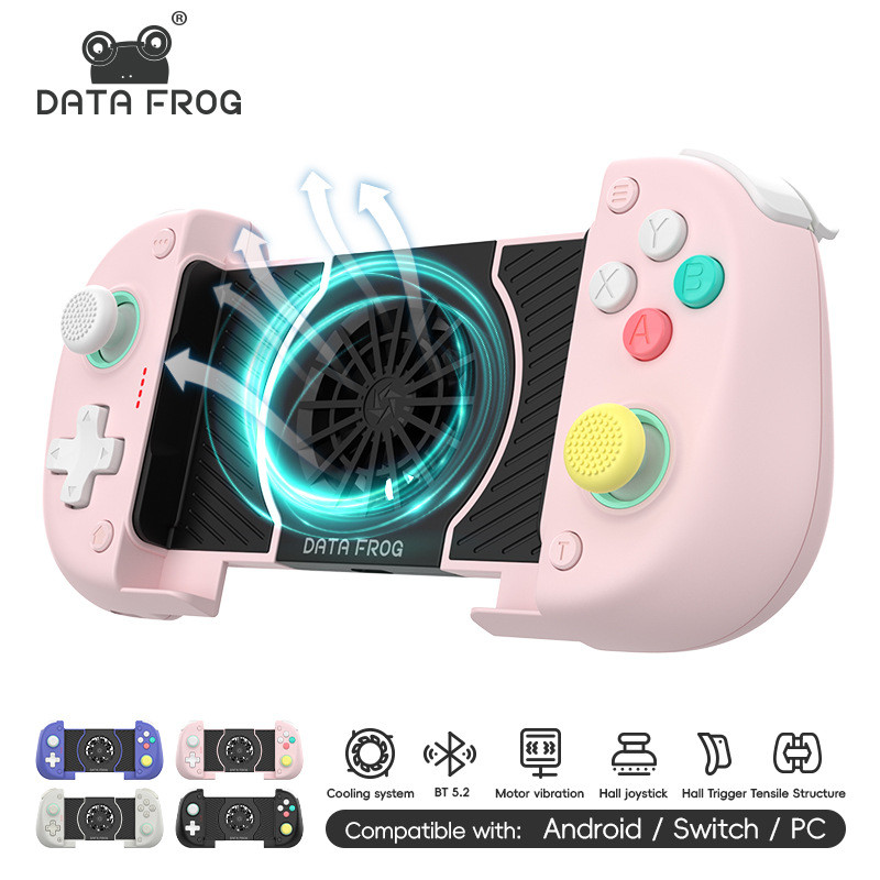 X3 Stretching Gamepad Cooling Fan Dual Hall Vibration Burst Switch ...
