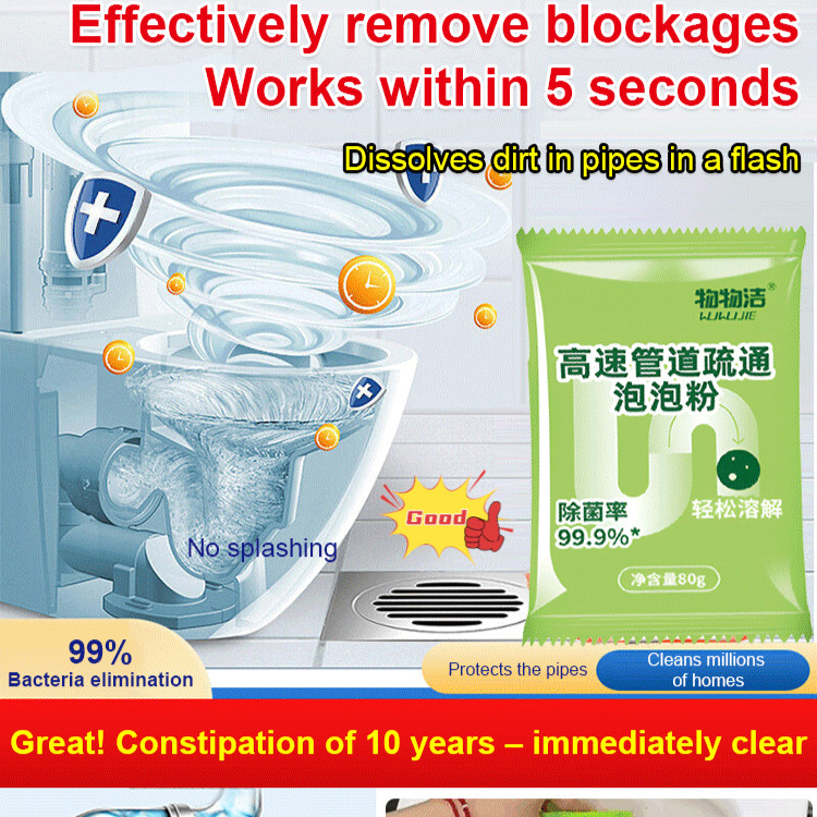 🌹Best Price🌹【Odorless Quick Cleaner】Strong Bubble Cleaning Powder 🏆NO.1 ...