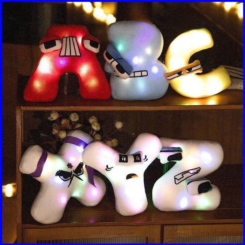 YB2 Glowing Roblox Alphabet Lore Plush Dolls A-Z Light Stuffed Toys For ...