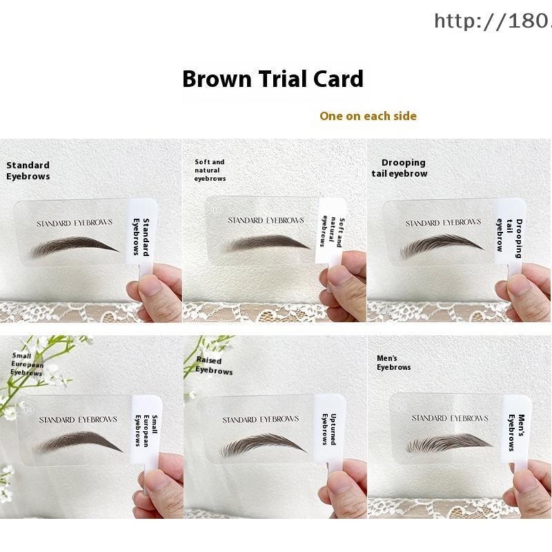 LEFT 6 Pairs Brow Shape Try-On Card 6 Popular Styles For Quick Client ...