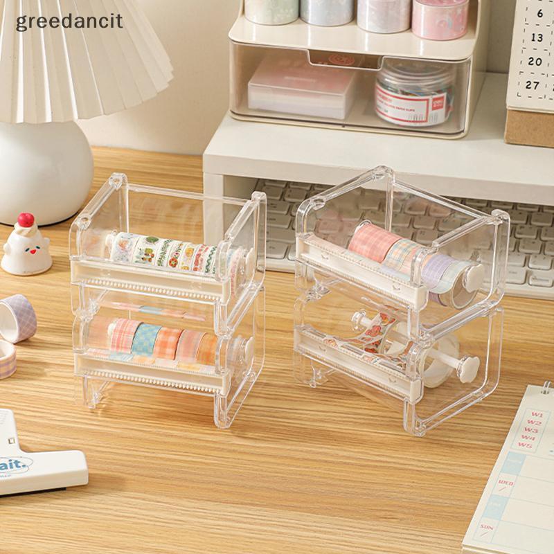[greedancit] Creative Washi Tape Cutter Set Tape Tool Transparent Tape ...