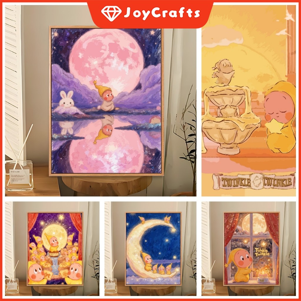 [JC]Cute cartoon characters/Star People/ Paint by Numbers / Handmade ...