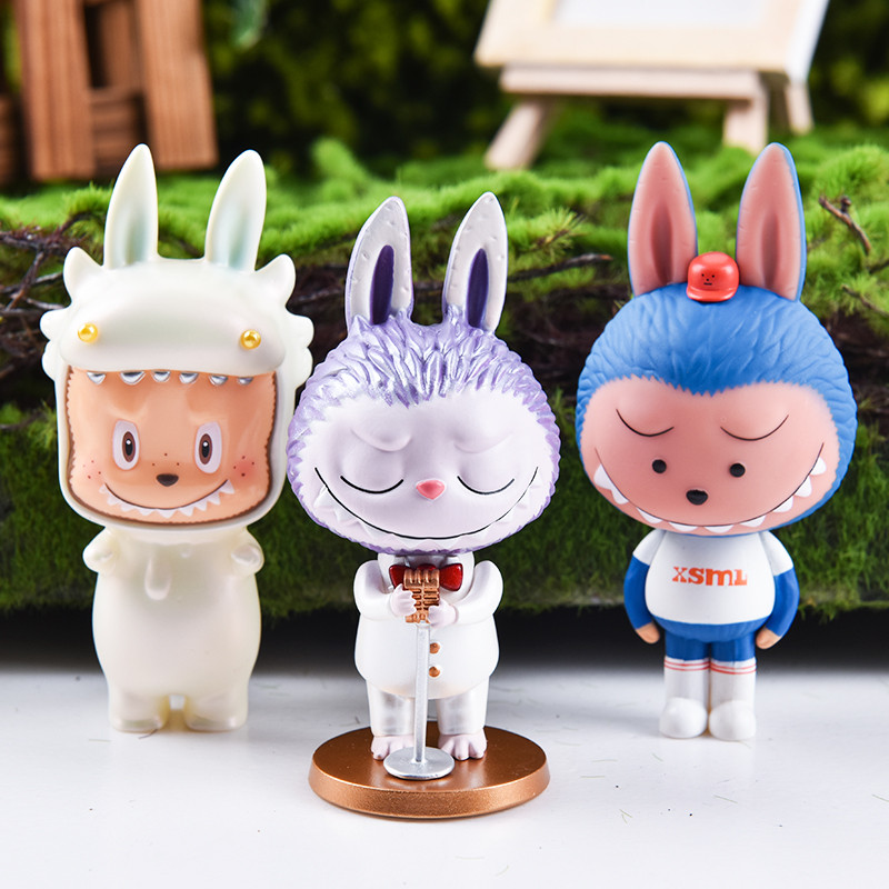 Long Family Skiing labubu Mermaid labubu Mountain Lotus Mystery Box ...