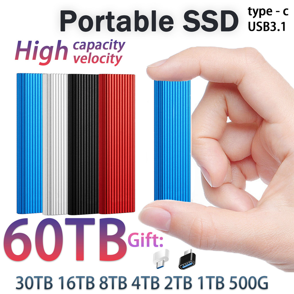 Mini Mobile Solid State Drive SSD 16TB 8T 1t 2t 4T Corrugated Mobile ...