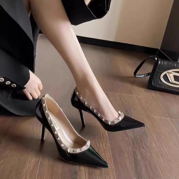 Pageant Heels - Women's Formal Stud Detail Shoes | Shopee Singapore