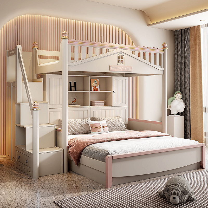 Children Staggered Style 1.8m Upper Lower Bed High Lower Double ...