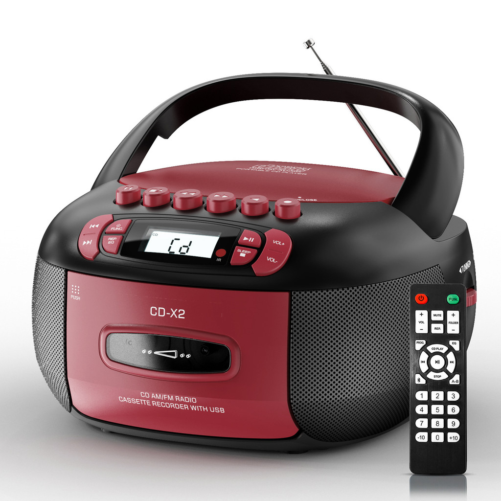 CD Optical Disc Cassette Radio Combo Player boombox Bluetooth cd ...