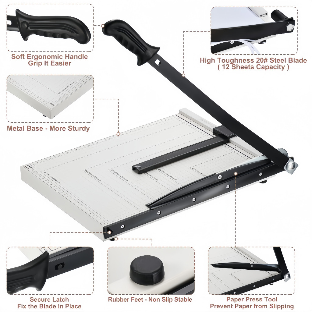 SG Local send A4 Professional Paper Cutter A4/A5 Steel Frame Paper ...
