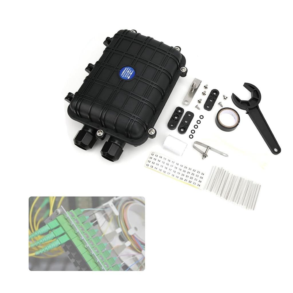 Fiber Splice Enclosure 24 Core, 1~4 Layer Horizontal Alloy IP68 Fiber ...