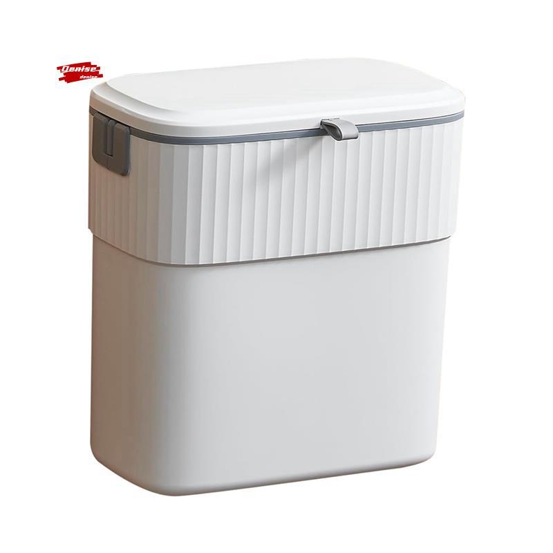 Kitchen Garbage Bin Food Waste Container with Lid, 2.3 Gallon ...