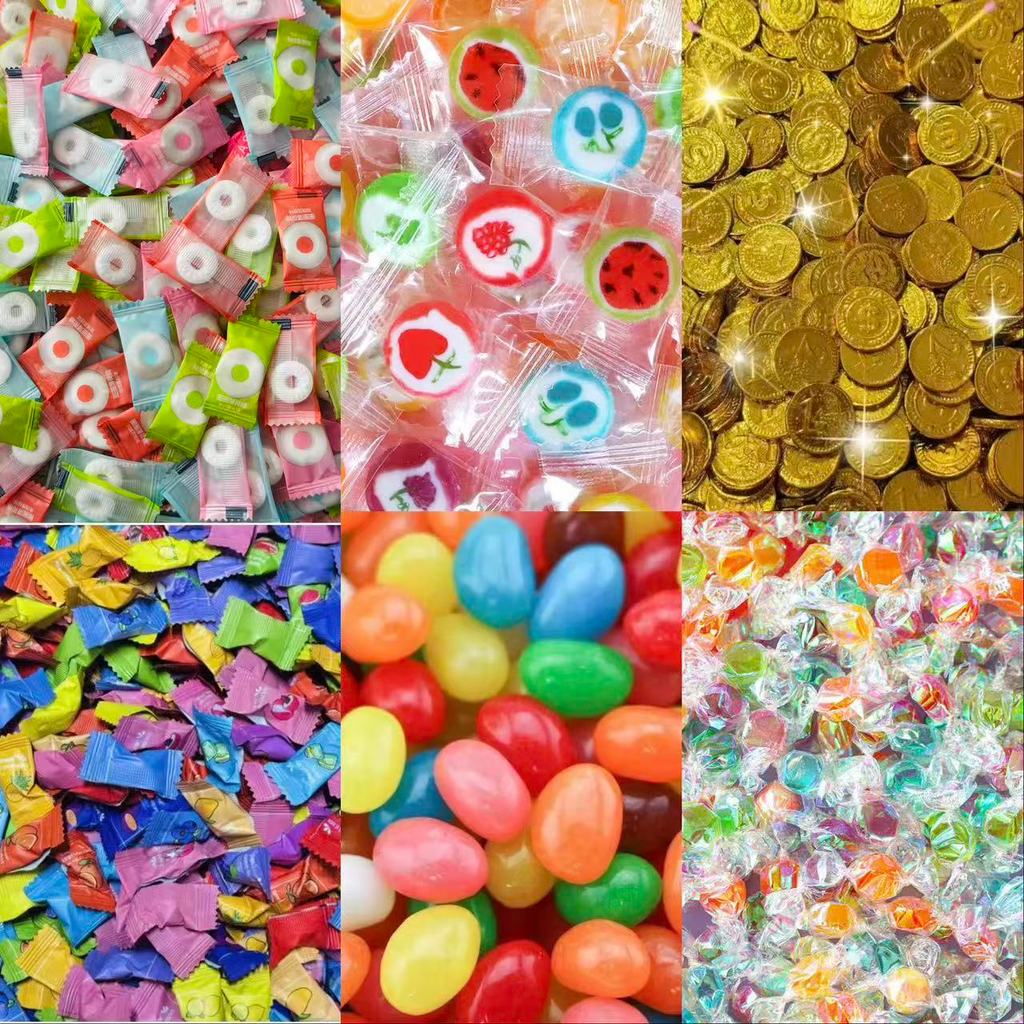 250g/500g/1kg Sugar free/crystal candy/choco coin/jelly bean Weighing ...
