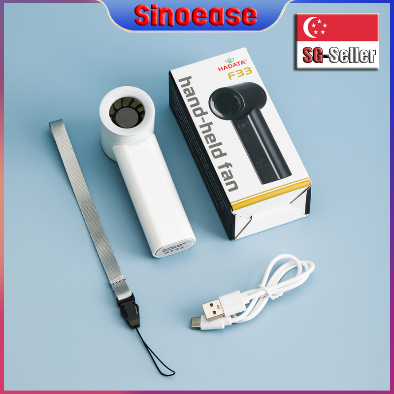 🔥SG Stock｜HADATA F33 Mini Hand Fan｜100 Speeds Turbo Wind｜90g Ultralight ...