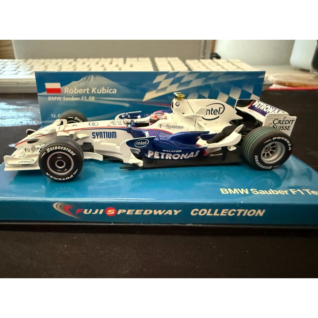 Mini Cut 1/43 BMW Fleet BMW SAUBER F1.08 Cobbie Card 2008 Season Fuji ...
