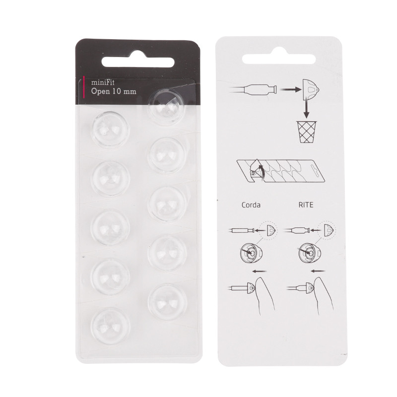 JIAUTING Single/Double/Open Vent Hearing Aid Domes For Oticon Minifit ...