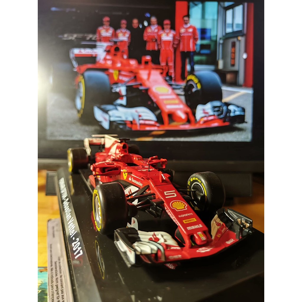 IXO 1: 24 DeAgostini F1 Car Model Ferrari SF70H Wittel 2017 Sebastian ...