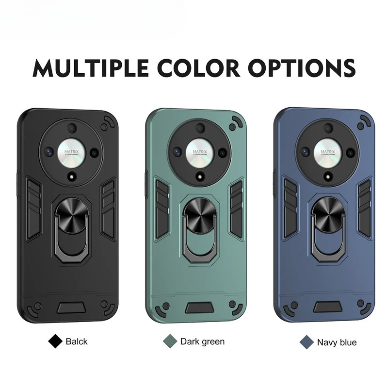 Magnetic Bracket Phone Shockproof Case For Huawei Honor X9D X9C Armor ...