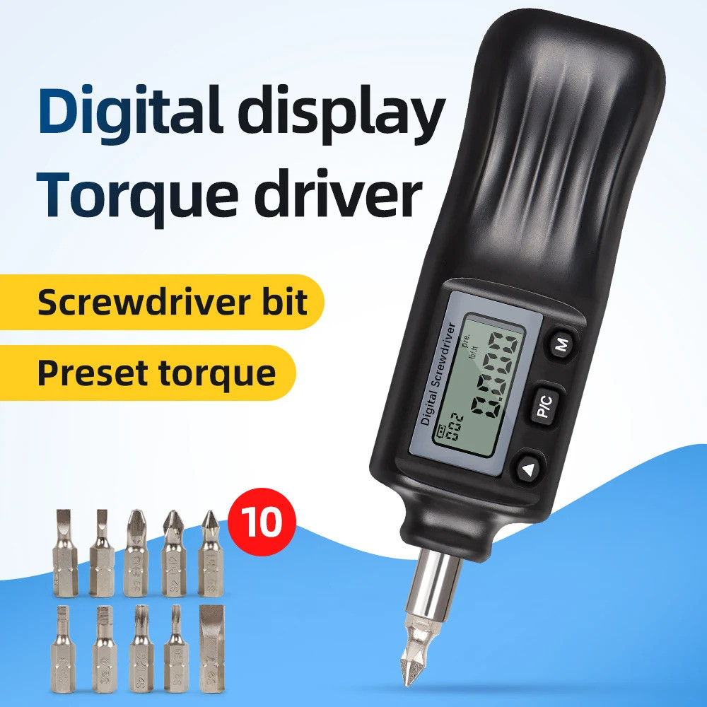 Digital Preset Torque Screwdriver Torque Screwdriver Adjustable Idle ...