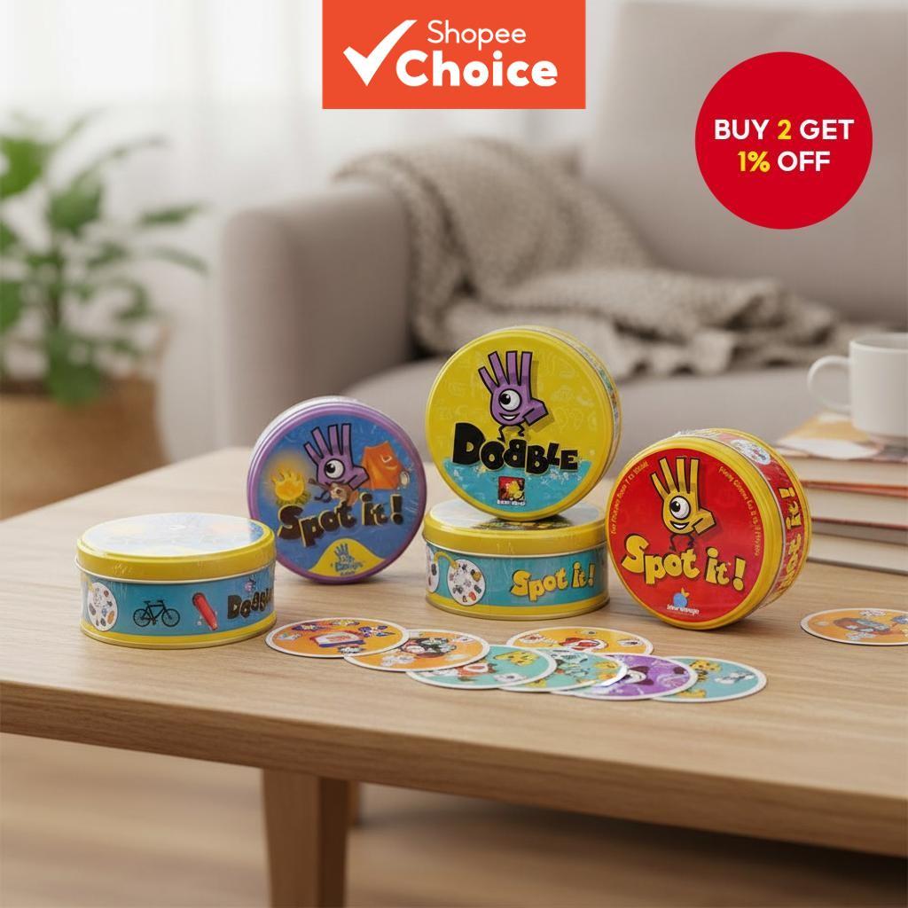 Family Party Game Spot It Dobble Find It Toys for Kids and Festivals ...