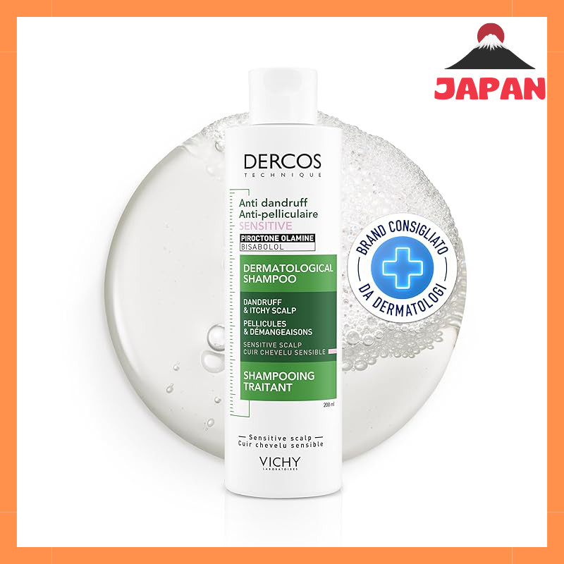 VICHY DERCOS Anti-Dandruff Treatment Shampoo for Sensitive Scalps (200 ...