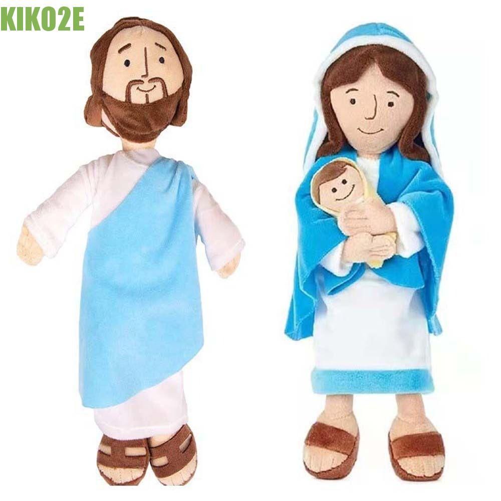 KIKO2E Virgin Mary Plush Toy Kids Toys Soft Toy Educational Doll Sofa ...