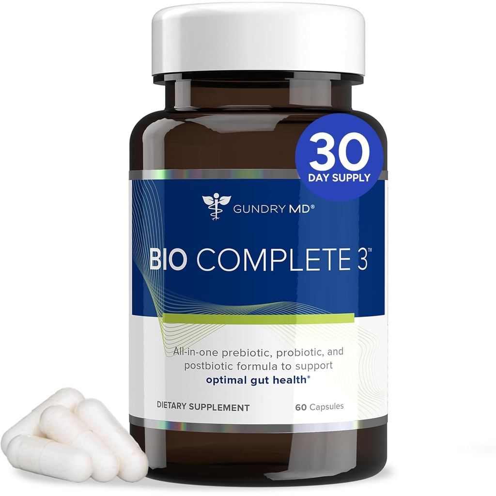 Gundry MD® Bio Complete 3, 3-in-1 Probiotics for Gut Health, Probiotic ...