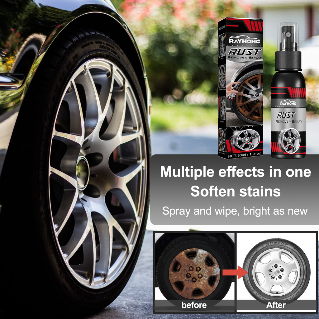 3 Day Delivery>Car Wheel Hub Rust Remover Paint Surface Rust Stain ...