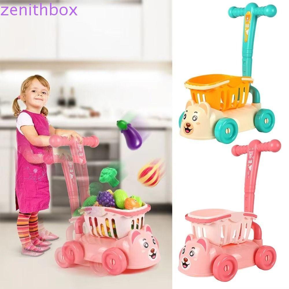 ZENITHBOX Supermarket Trolley Toy, 25PCS/Set 1 Trolley Shopping Cart ...