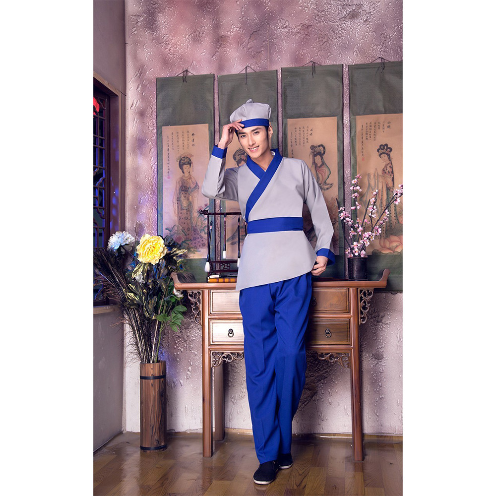 Adult Traditional Chinese Clothing Hanfu for Men and Women, Waiter and ...