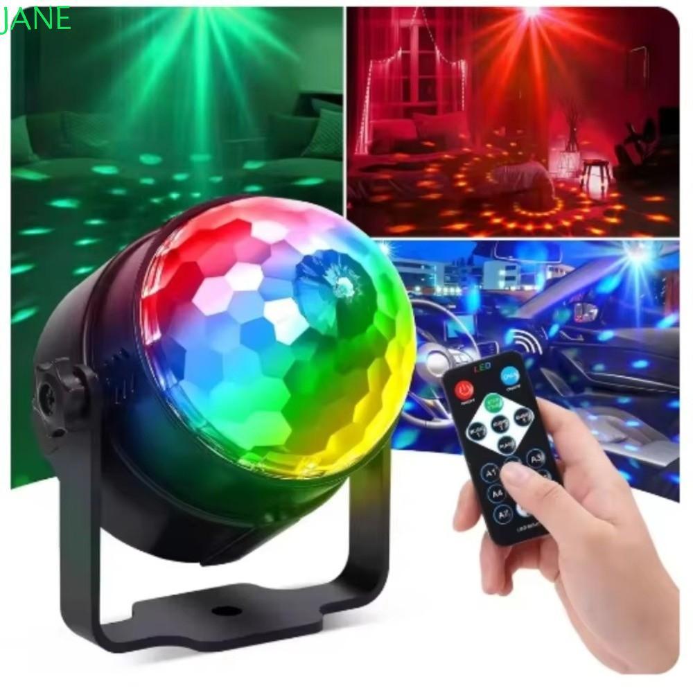 JANRY Music Sync LED Light , Mini Size Multi-Color Changing Disco Ball ...
