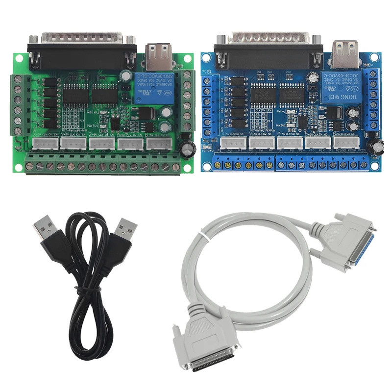 Breakout Board CNC MACH3 5 Axis With USB DB25 Cable With Optical ...