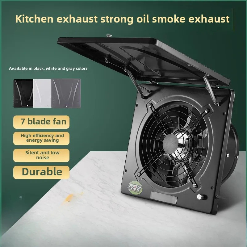 220v Flip Cover Exhaust Fan 10-inch Kitchen Ventilation Extractor Fan ...