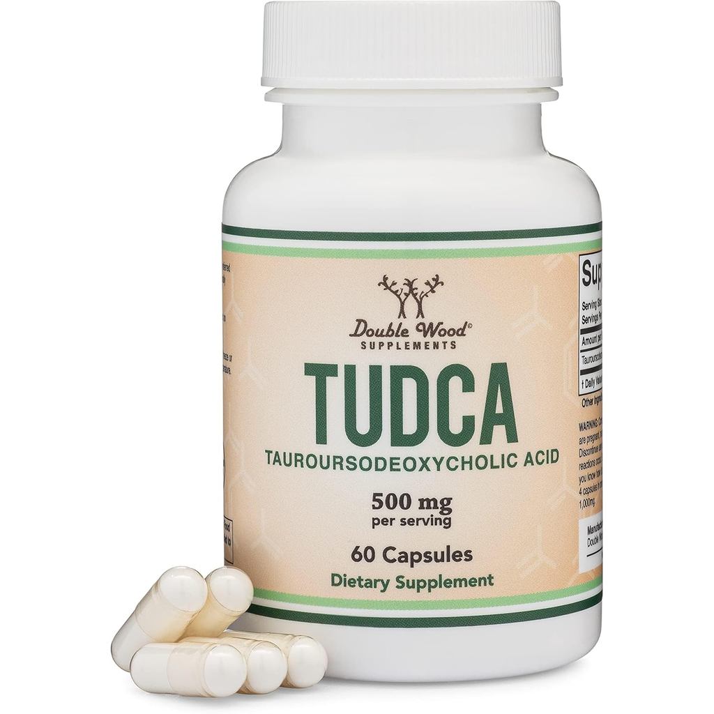 TUDCA Bile Salts Liver Support Supplement, 500mg Servings, Liver and ...