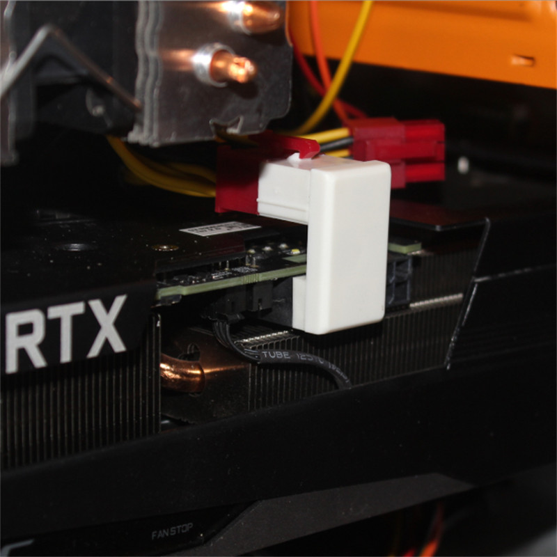 180 Degree Graphics Card Power White Adapter Chassis Router ...