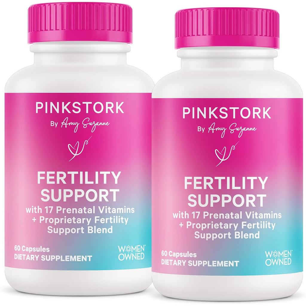 Pink Stork Fertility Supplements for Women - Prenatal Multivitamin with ...