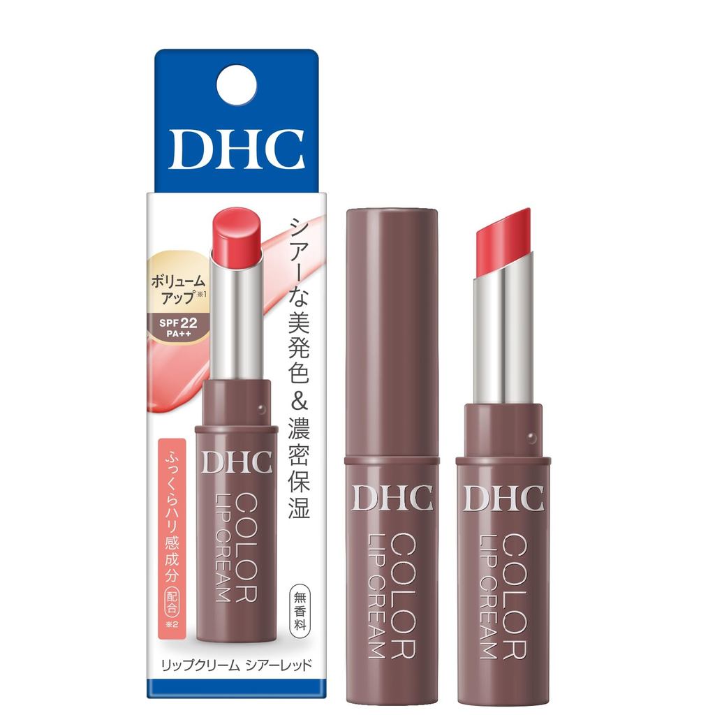 DHC 】 Lip balm Lip Cream Sheer Red Deep Moisturing Color Flavored ...