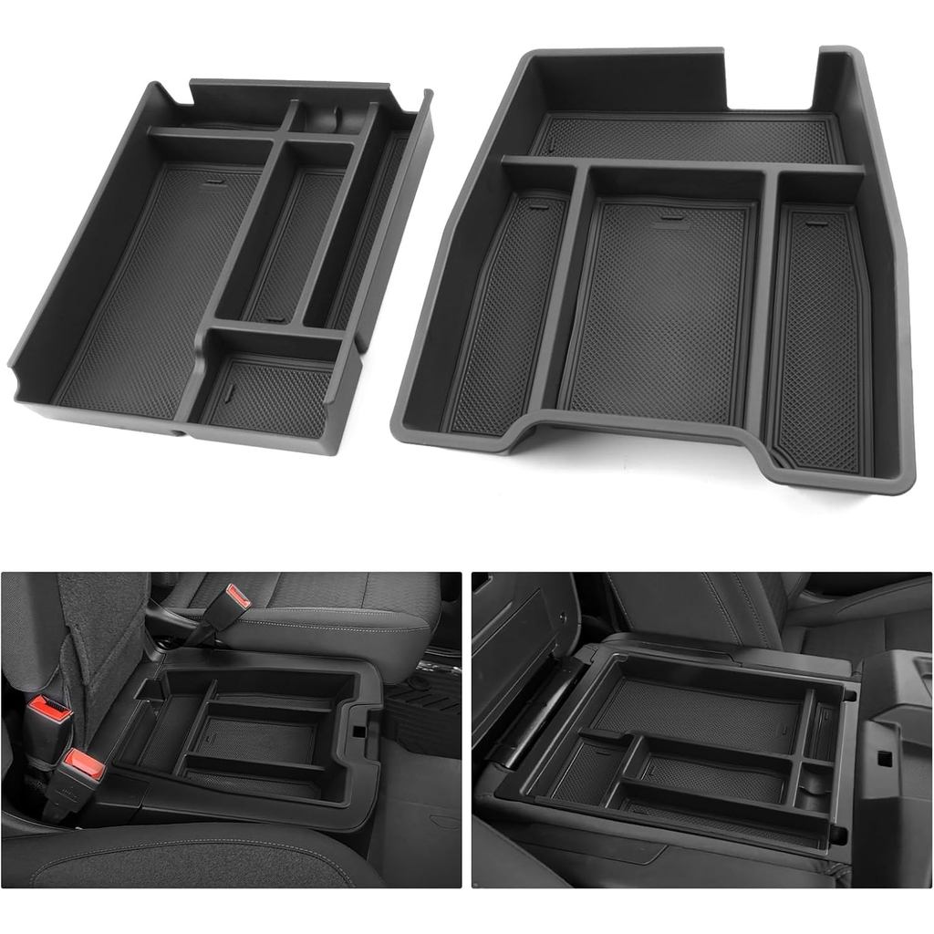 YEE PIN 2026 GMC Sierra Fold Down Center Console Organizer Tray for ...